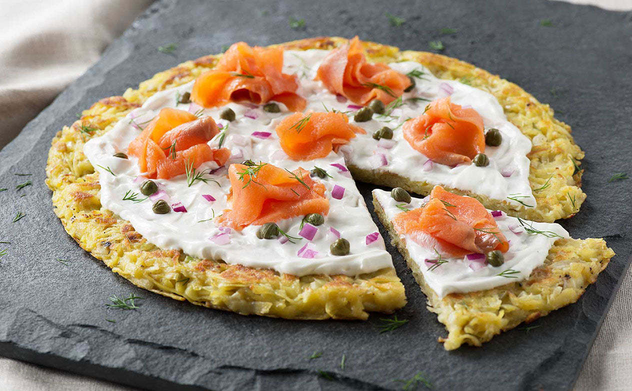 SMOKED SALMON POTATO PIZZA – GE Appliances Philippines